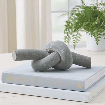 Matte Black Ceramic Knot | Grandin Road