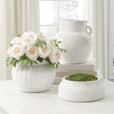 Oversized Matte Textured Vase | Grandin Road