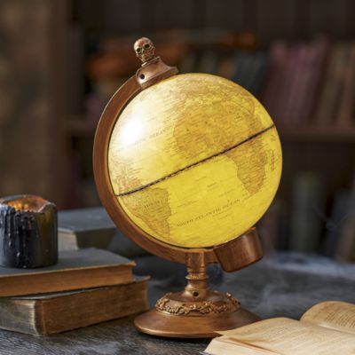 Deluxe Animated Halloween Globe | Grandin Road