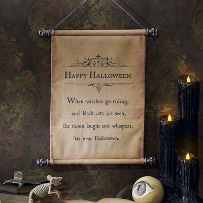 Vintage Halloween Scroll | Grandin Road