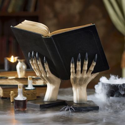 Witchy Hand Book Stand | Grandin Road