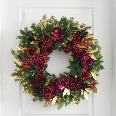 Fancy Flora Wreath | Grandin Road