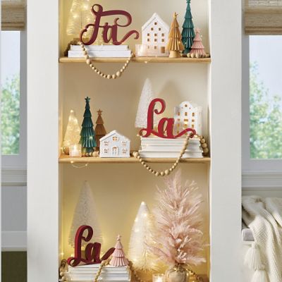 Tabletop Pink Pampas Tree | Grandin Road