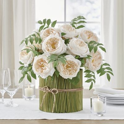 Peach Ranunculus Arrangement | Grandin Road