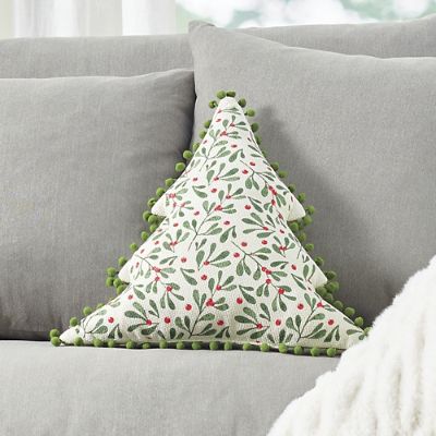 Tassel Tree Hooked Pillow | Grandin Road