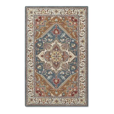 James Hand Tufted Wool-Jute Rug | Grandin Road