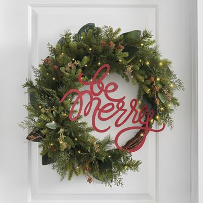 Madison Fraser Cordless Wreath | Grandin Road