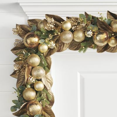 Brownstone Holiday Garland | Grandin Road