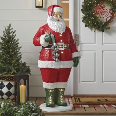 Animated Greeting Santa | Grandin Road