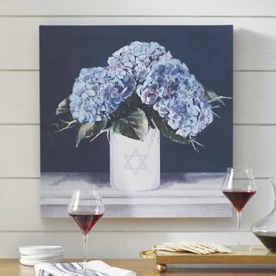 Star Of David Hydrangea Canvas | Grandin Road