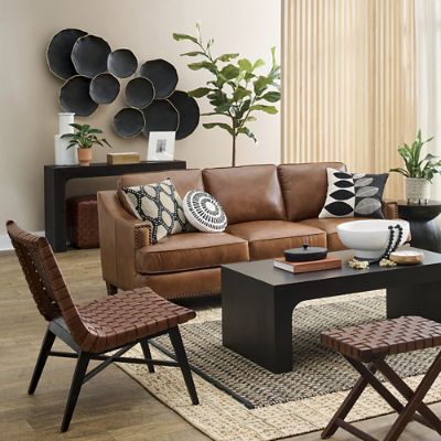 Augusto Woven Accent Chair | Grandin Road