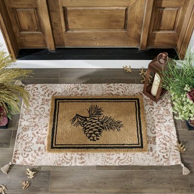 Damask Layering Door Mat | Grandin Road