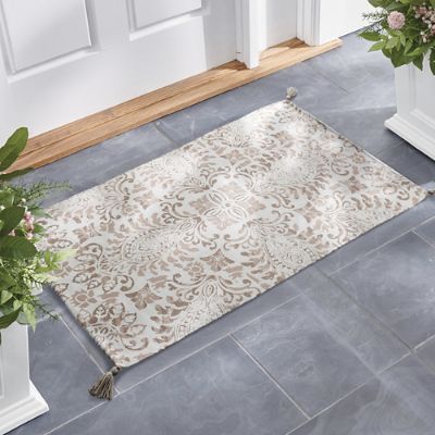 Damask Layering Door Mat | Grandin Road
