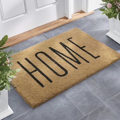 Modern Home Coir Door Mat | Grandin Road