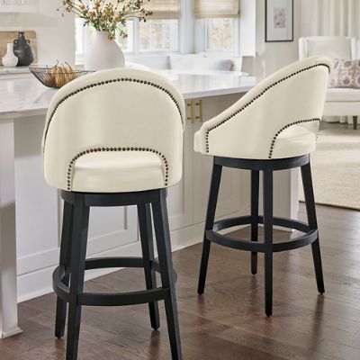 Lusso Swivel Bar & Counter Stool | Grandin Road