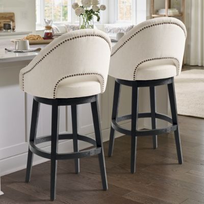 Lusso Swivel Bar & Counter Stool | Grandin Road