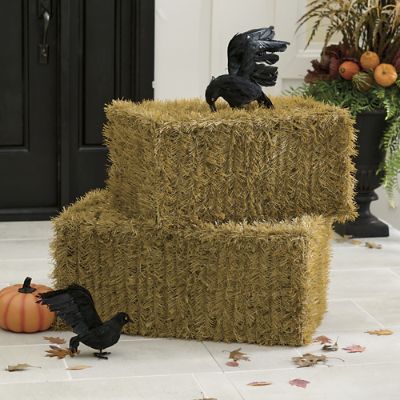 Faux Hay Bale | Grandin Road