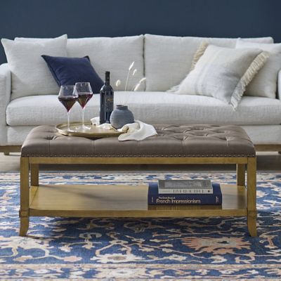 Montgomery Rectangular Ottoman | Grandin Road