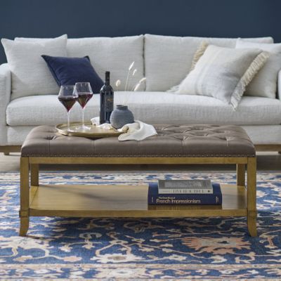 Montgomery Rectangular Ottoman | Grandin Road