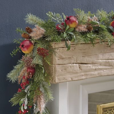 Scarlet Christmas Garland | Grandin Road