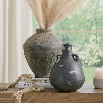 Rustic Handcrafted Ceramic Vases | Grandin Road
