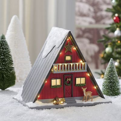 Christmas Collectible House, A-frame | Grandin Road
