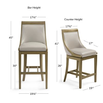 Avondale Swivel Bar & Counter Stool | Grandin Road