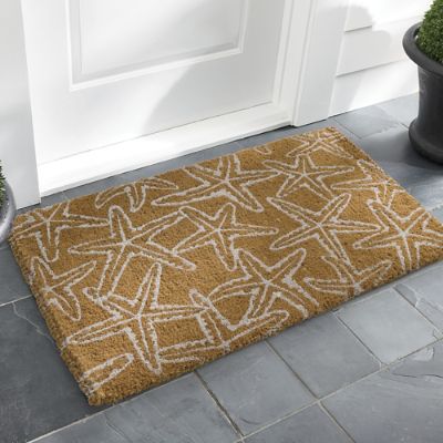 Starfish Coir Door Mat | Grandin Road