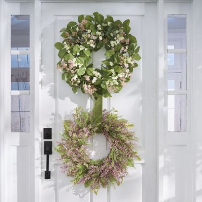 Spring Market Two Wreaths on Ribbon | Grandin Road