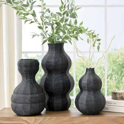 Ecomix Ribbed Vase | Grandin Road
