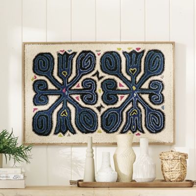 Cruz Framed Textile Wall Art | Grandin Road