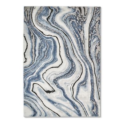 Ripple Abstract Performance Rug | Grandin Road