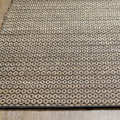 Alexa Geo Woven Hemp Rug | Grandin Road