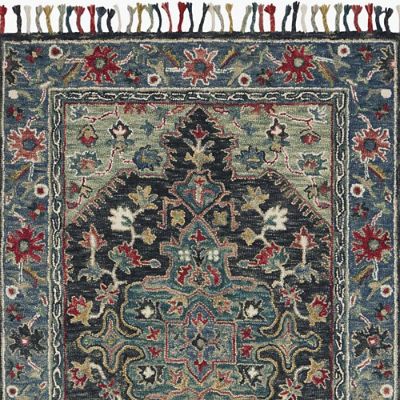 Harri Traditional Hooked Wool Rug | Grandin Road