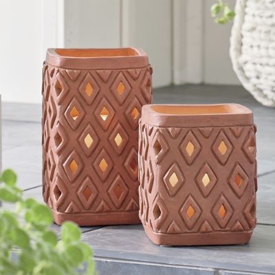 Toasted Terracotta Hurricanes | Grandin Road