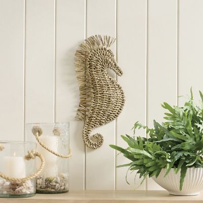 Woven Seahorse Wall Decor | Grandin Road