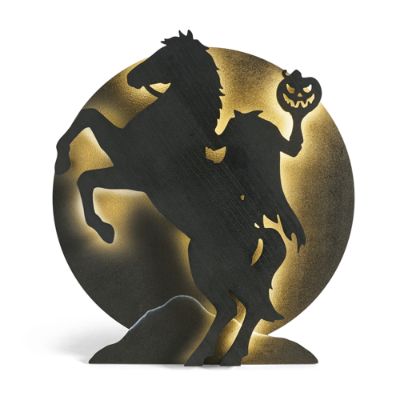 Headless Horseman Backlit Sign | Grandin Road