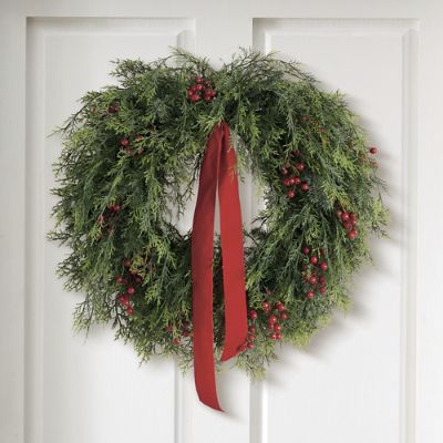 Holiday Harmony Wreath, 26" | Grandin Road