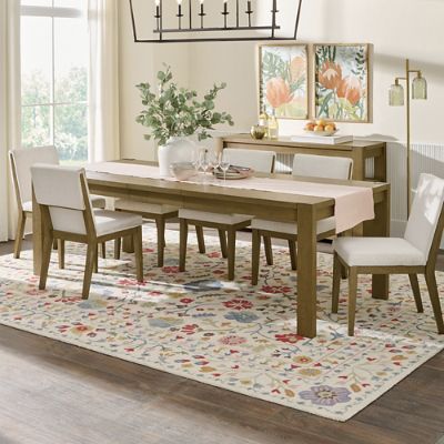 Lewis Extending Dining Table, 74"-92" | Grandin Road
