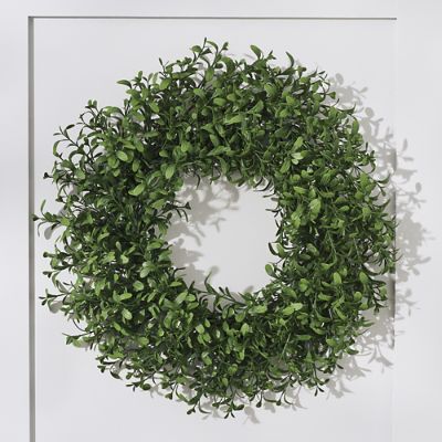 Mini Tea Leaf Wreath, 20" | Grandin Road