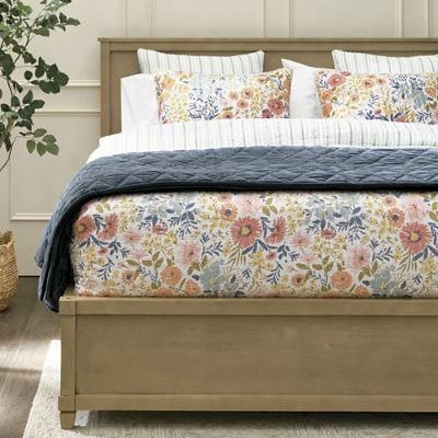 Carigold Floral Cotton Quilt | Grandin Road