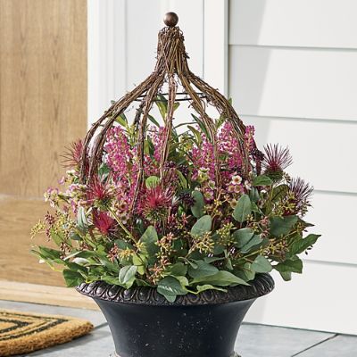 Vibrant Mix Urn Filler with Cage | Grandin Road