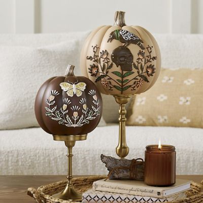 Embossed Boho Pumpkin | Grandin Road