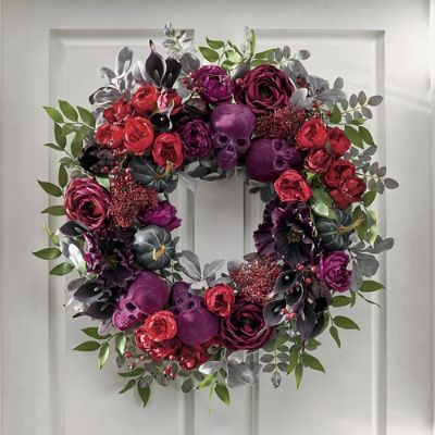 Darksome Gothic Wreath, 26" | Grandin Road