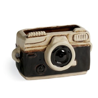 Ceramic Camera Planter | Grandin Road