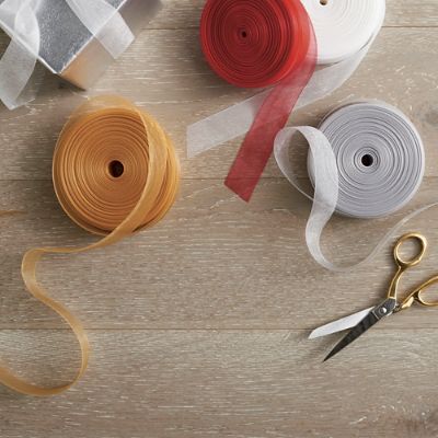 Sheer Colored Ribbon | Grandin Road
