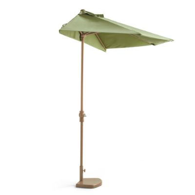 Outdoor Half Umbrella with Pole | Grandin Road