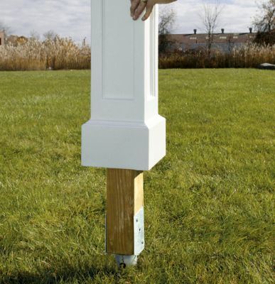 Signature No Dig Mailbox Post Anchor | Grandin Road