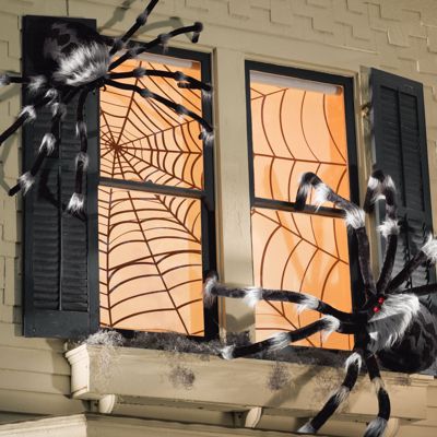 Spider Web Double Window Panels | Grandin Road
