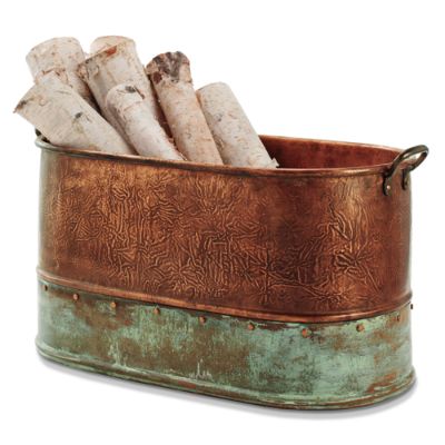 Oval Copper Bucket | Grandin Road